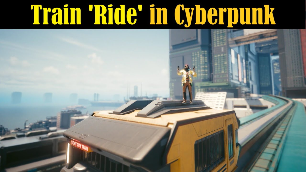 Riding on the NCART without mods - Cyberpunk 2077 Patch 1.6 - YouTube