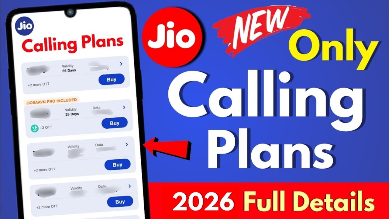 Jio New Calling Plans | Jio Calling Recharge Plan 2025 | Jio Unlimited ...