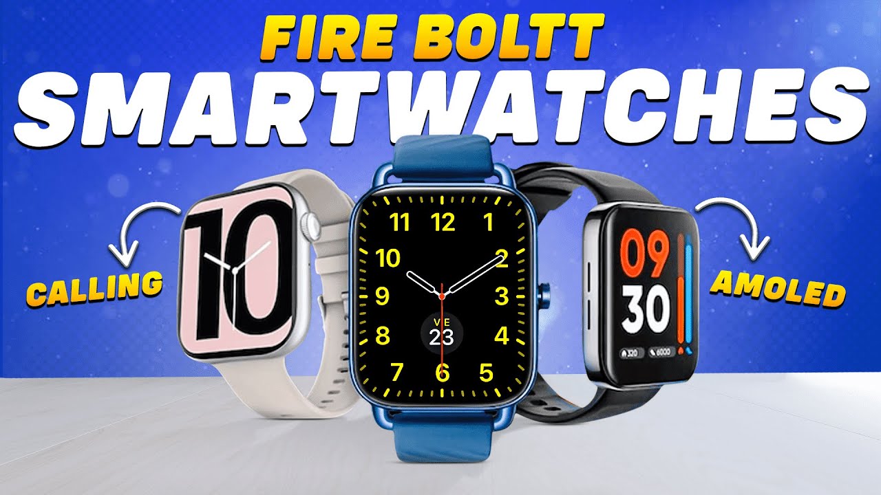 Best FIRE-BOLTT Smartwatches In Amazon Great Indian Festival Sale🔥Best ...