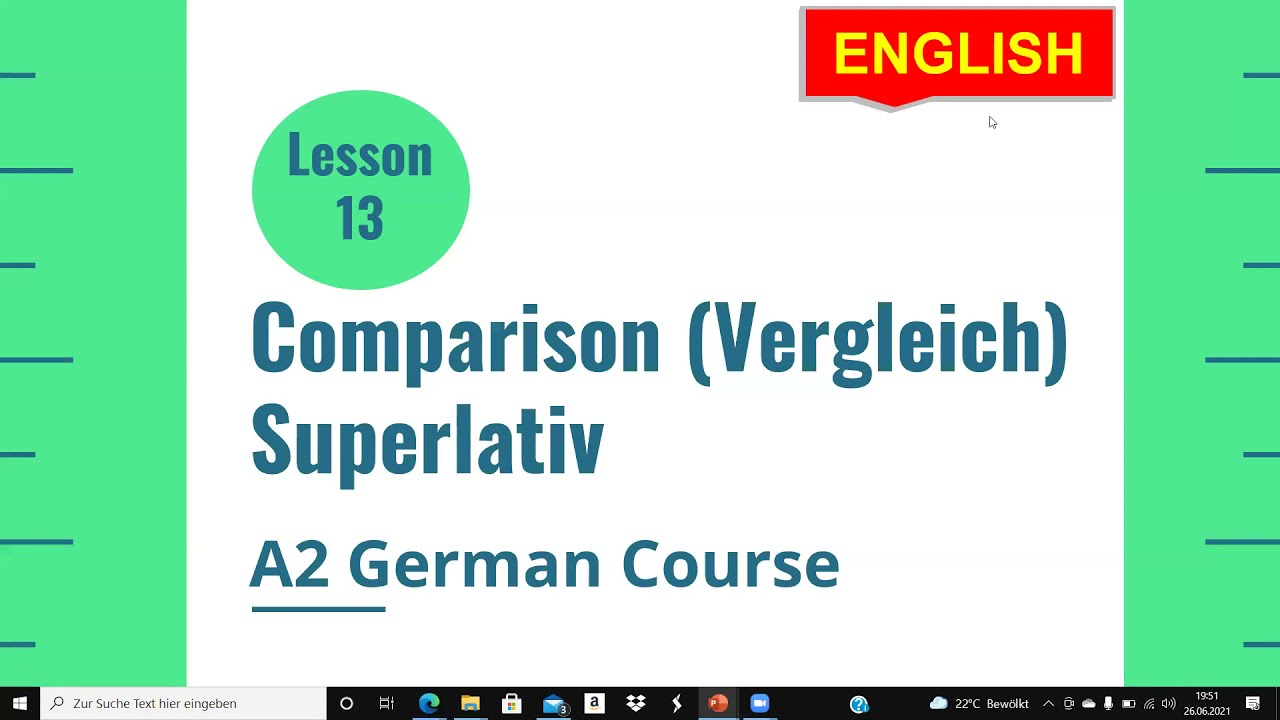German Comparative and Superlative Adjectives | forms and Sentences ...