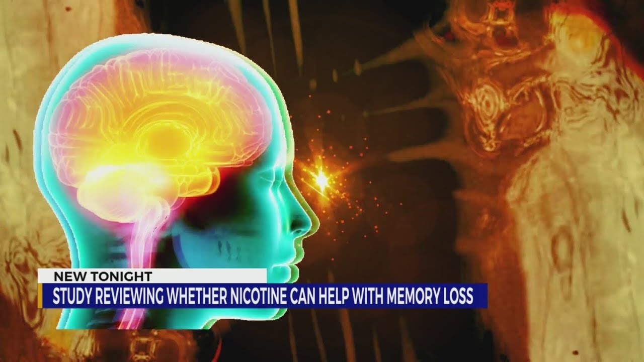 Study reviewing whether nicotine can help with memory loss - YouTube