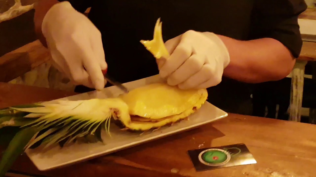 How to make pineapple decoration. - YouTube