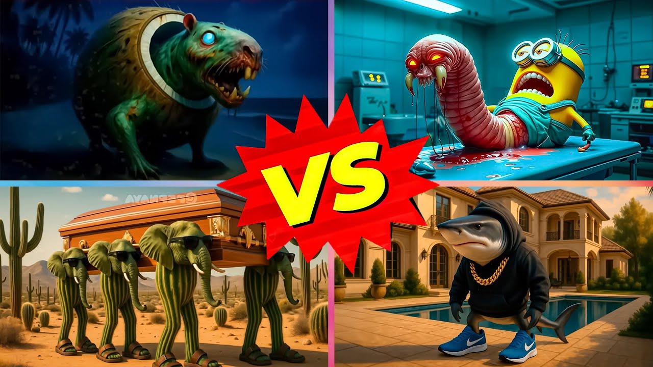 BRAINROT ZOMBIE 🆚 MINION SNAKE 🆚 BRAINROT PIRATES 🆚 BRAINROT RAP ...