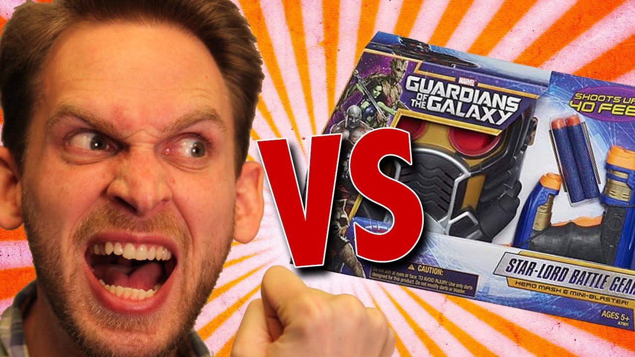 Nerf Guardians of the Galaxy Star Lord Battle Gear Unboxing - YouTube