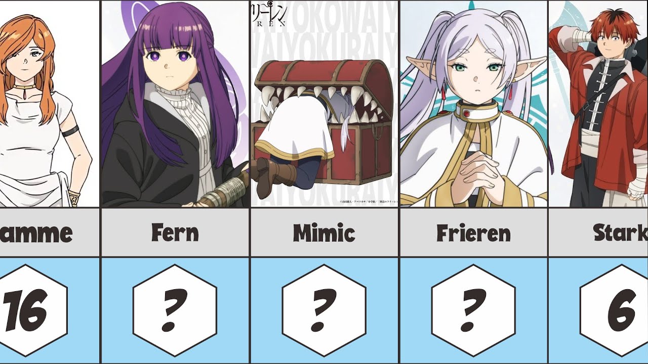 TOP 50 POPULARITY CONTEST - FRIEREN: BEYOND JOURNEY'S END - YouTube