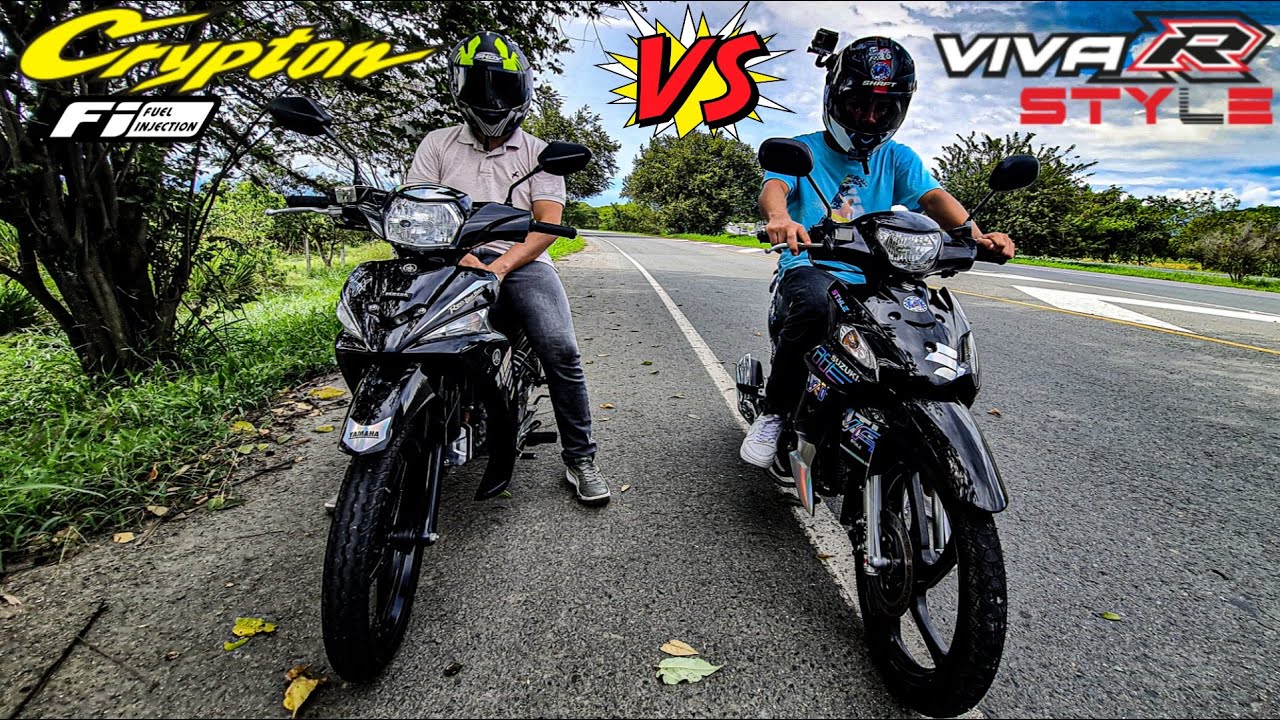 🔥 YAMAHA CRYPTON FI VS SUZUKI VIVA R | DRAG RACE 🚀 - YouTube