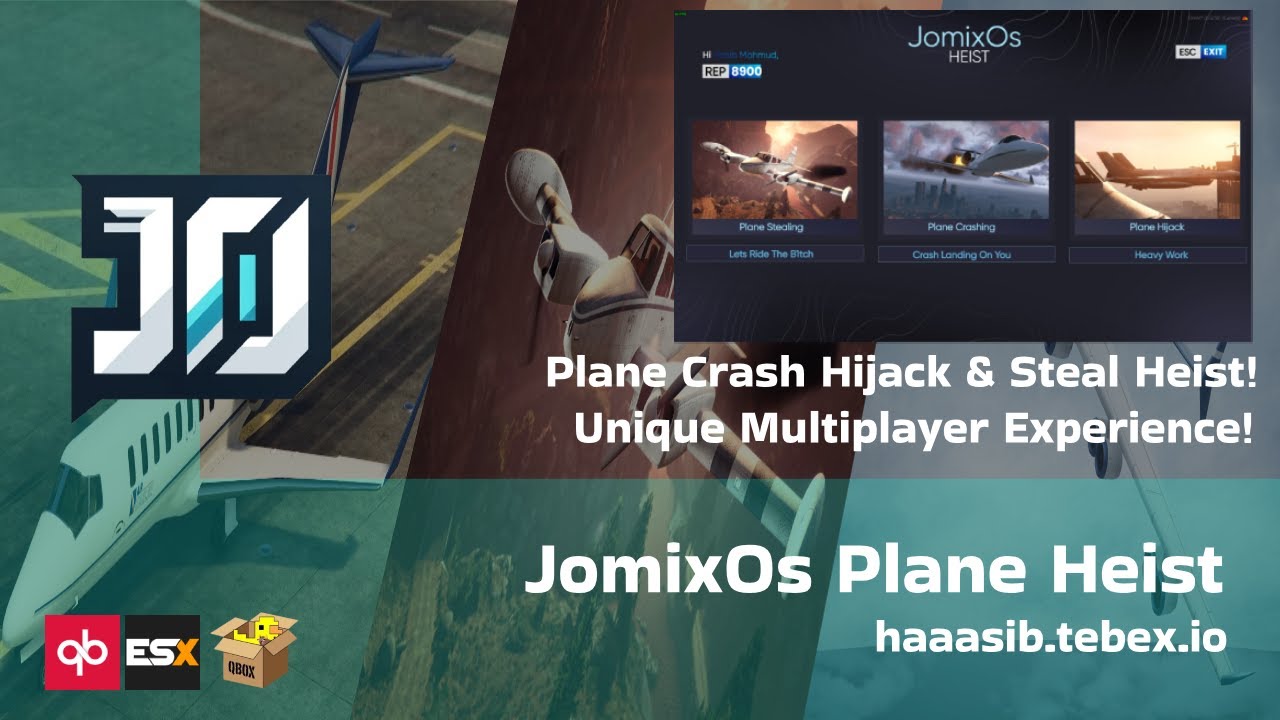 Fivem Plane Heist Bundle | Multiplayer, Modern Ui, Minigames | +3 Heist ...