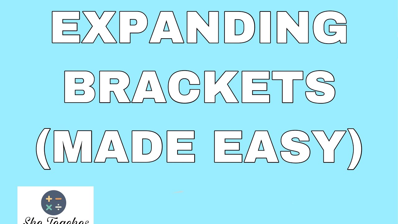 EXPANDING BRACKETS MADE EASY - YouTube