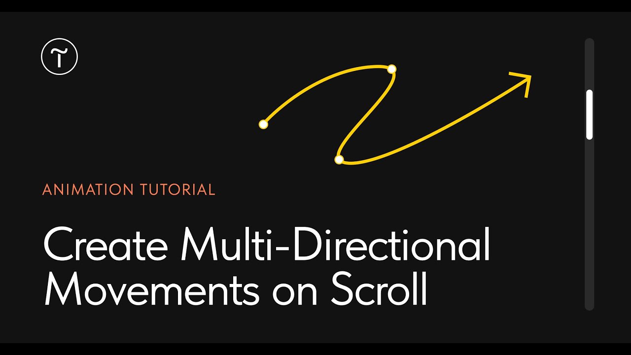 How to Create Multi-Directional Movements on Scroll - YouTube