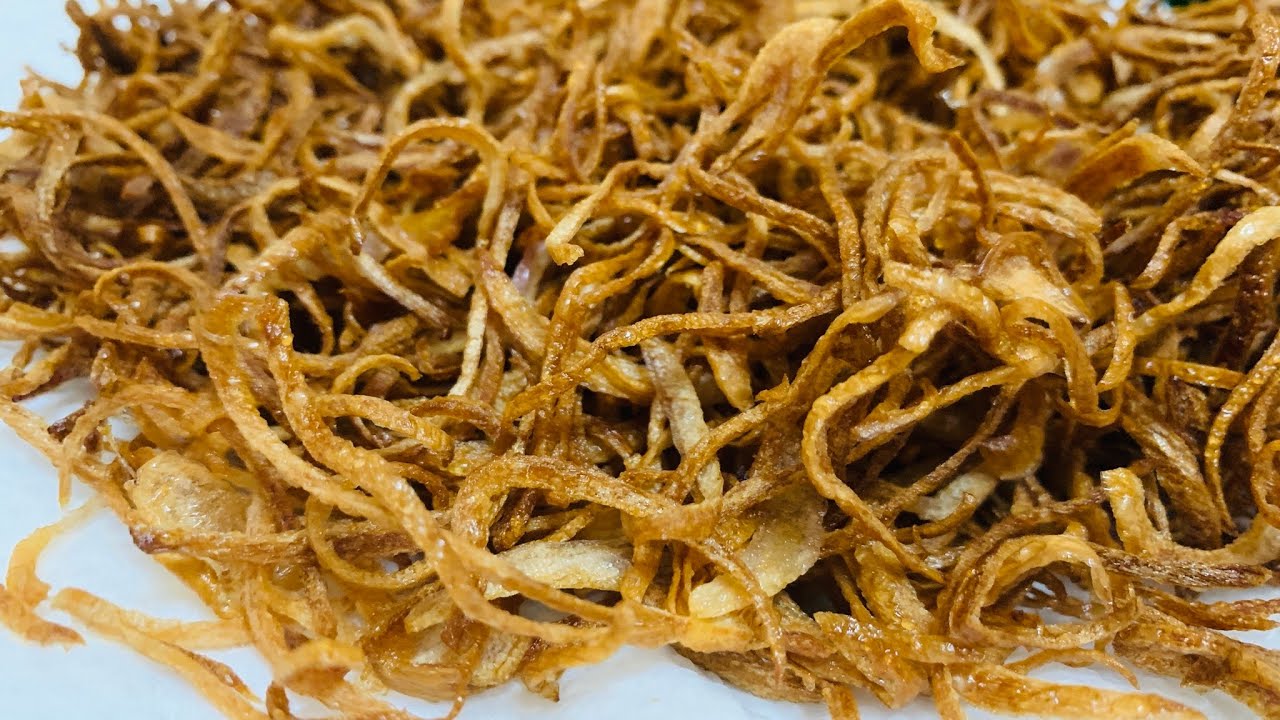 Fried Onions or Birista | Perfect Tali Hui Pyaz Fried Onions Ki Recipe ...