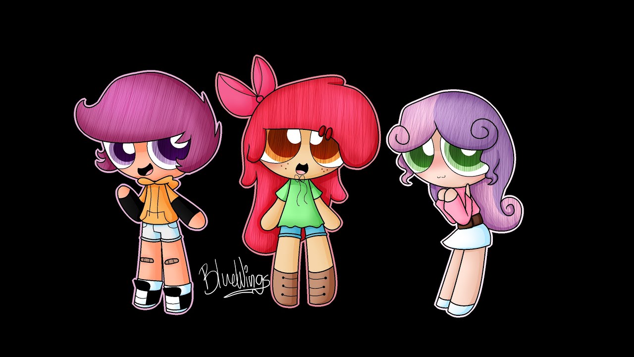 The Cutie Mark Crusaders in PPG II MLP PPG Speedpaint - YouTube