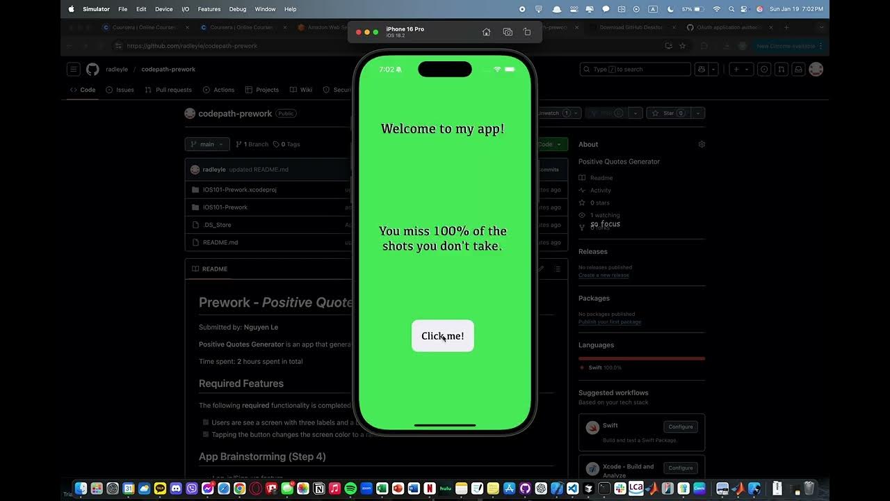 Codepath IOS prework - YouTube