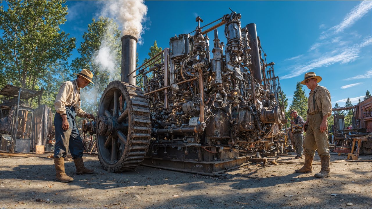 Antique Engines Starting & Running | Nearly 100 Years of Mechanical ...
