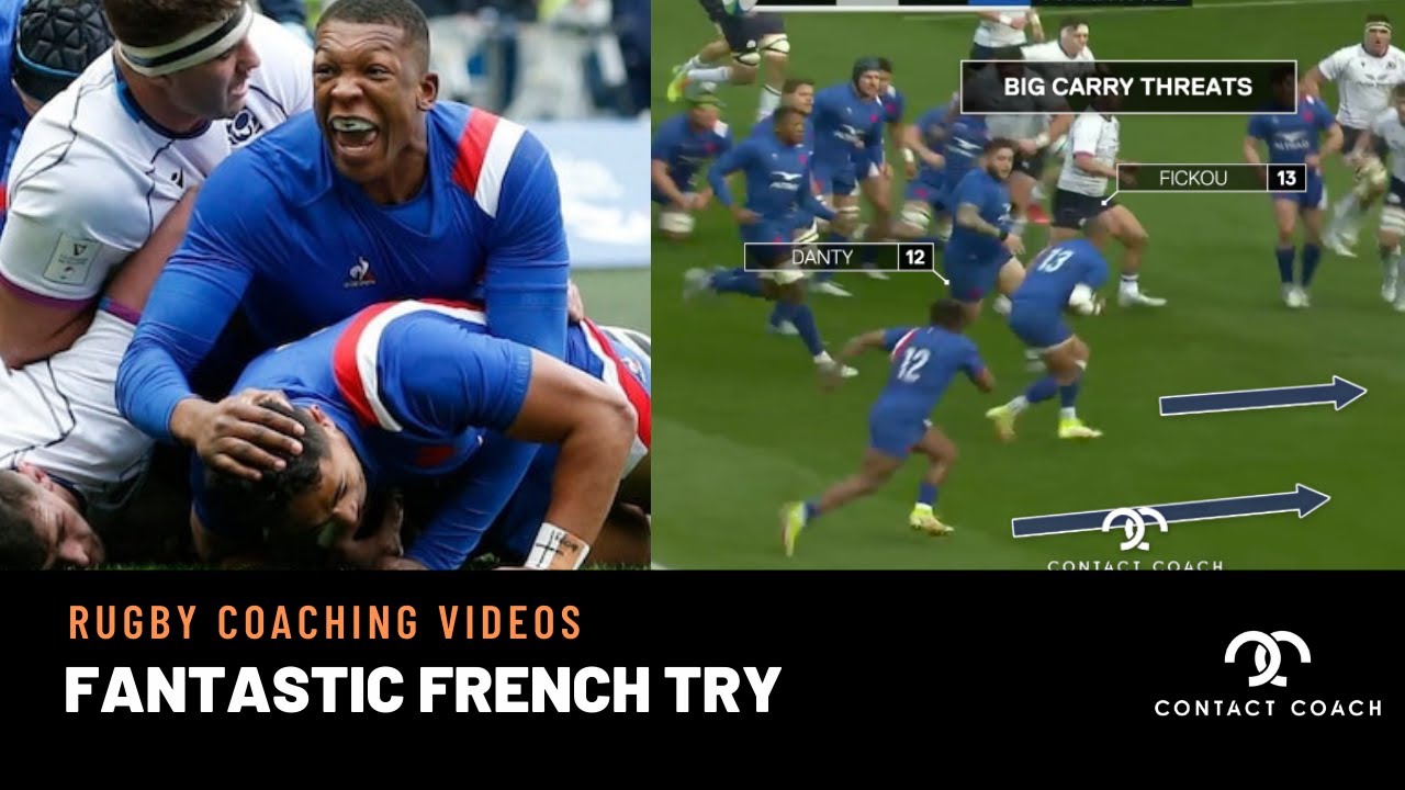 Rugby Analysis: Fantastic French Try (Rugby: fantastique essai français ...