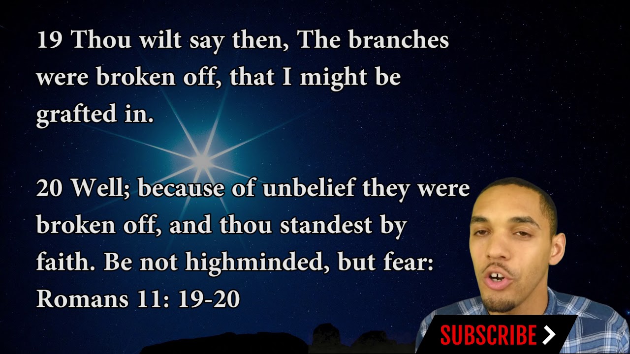 Romans 11:19-20 Cut off from Christ - YouTube