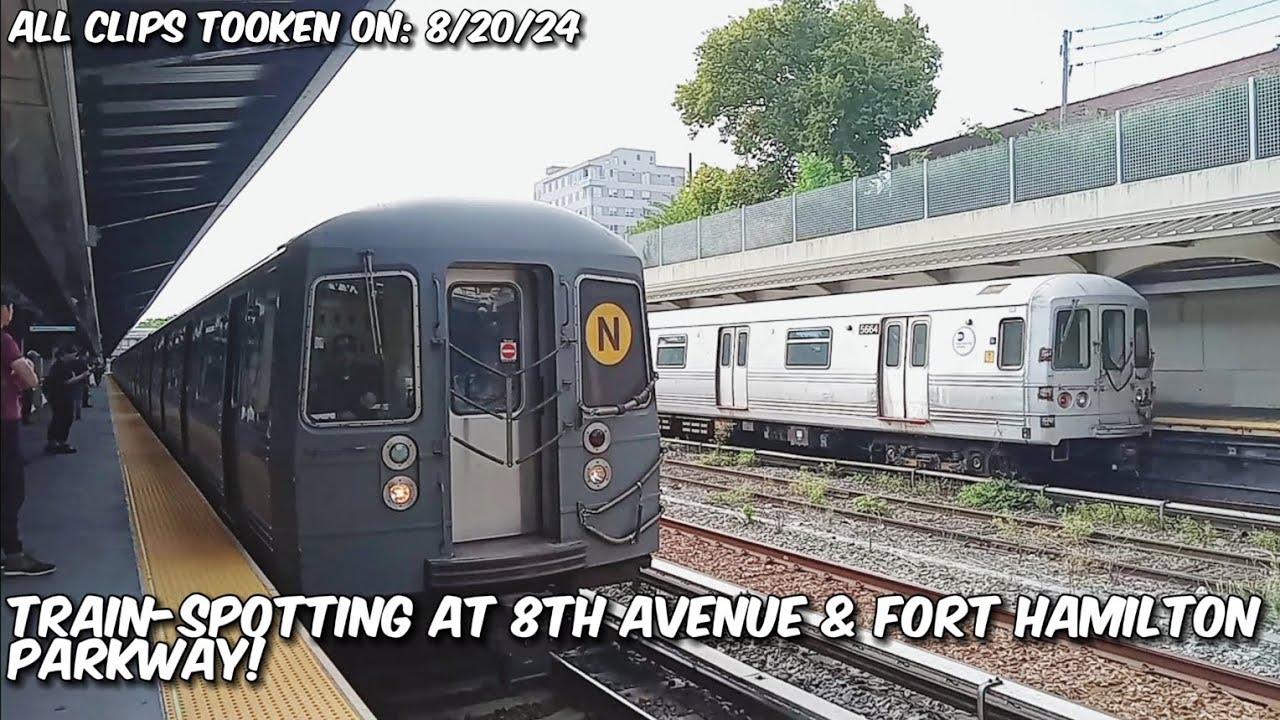Train-spotting @ 8th Avenue & Fort Hamilton Parkway stations in the NYC ...