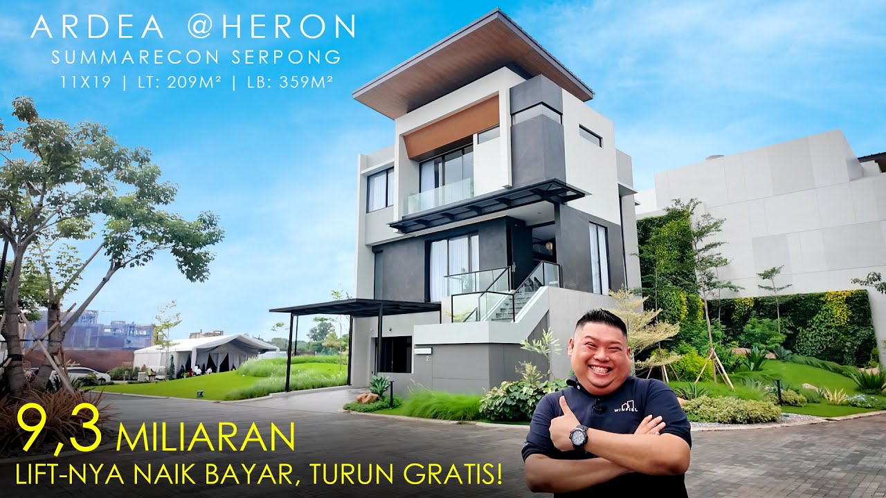 Review Show Unit Cluster ARDEA @Heron Summarecon Serpong 11x19 | Rumah ...