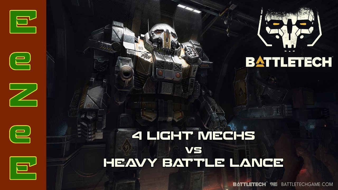 BattleTech: Custom Light vs Heavy Battle Lance - YouTube