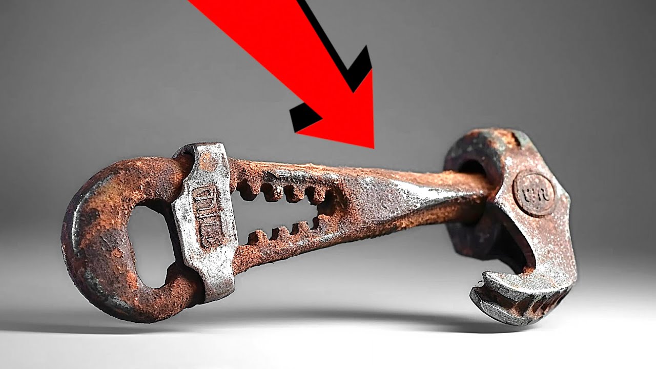 Rusty Car Part Restoration...(Super Rusty) - YouTube