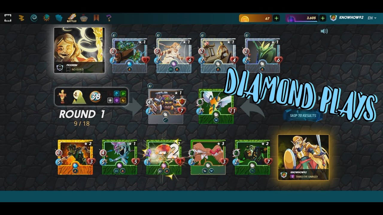 Splinterlands Journey #108 - Diamond Dragon Splinter Plays - YouTube