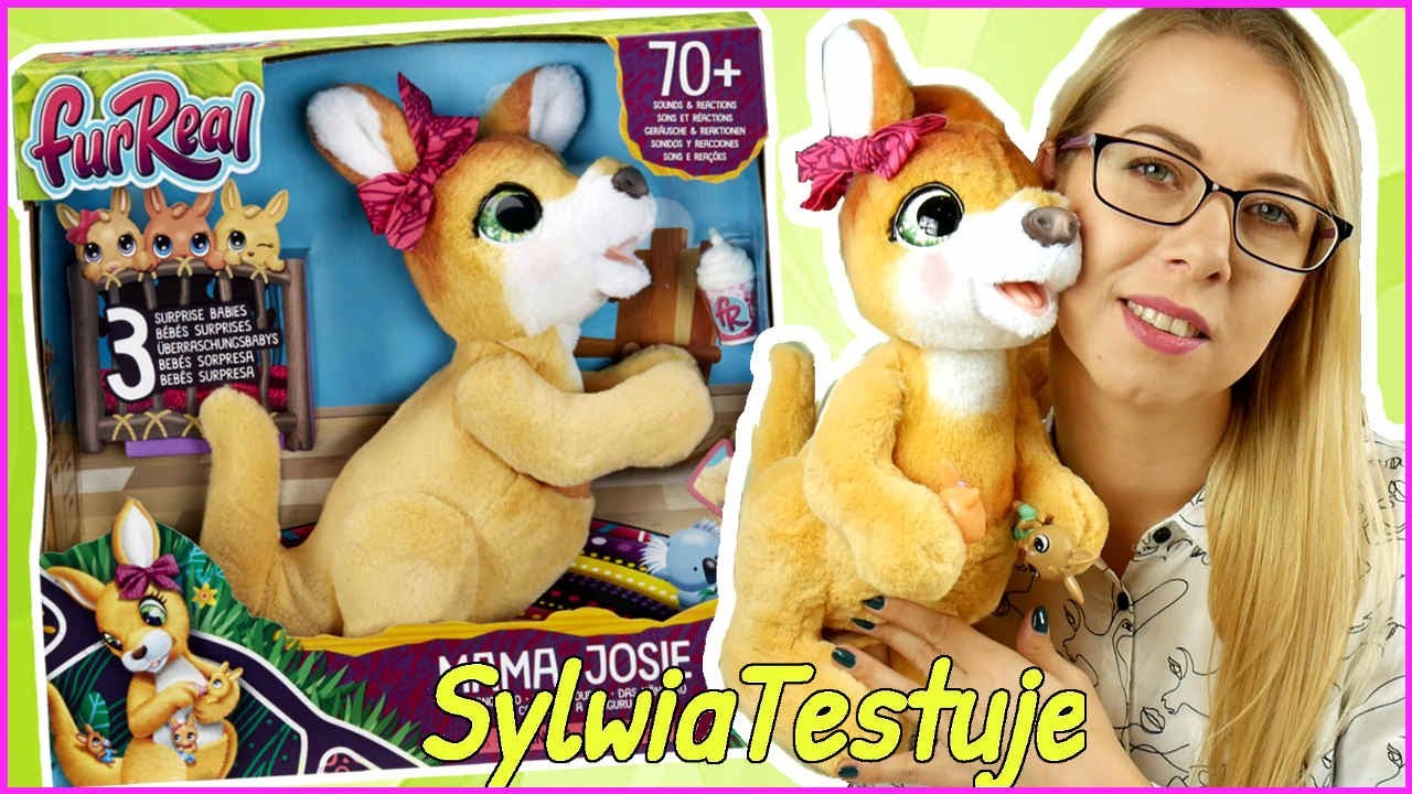 FUR REAL FRIENDS 🦘 INTERAKTYWNY KANGUR MAMA JOSIE 🦘 OPIEKUNKA MAŁYCH ...