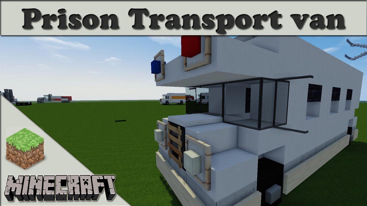 Minecraft: Lets Build. Prison Transport Van - YouTube