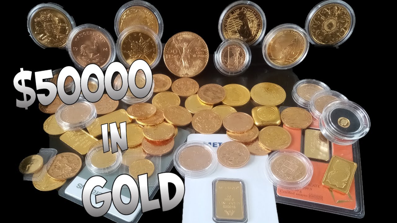 $50000 Gold Stack Revealed - 26 oz - YouTube