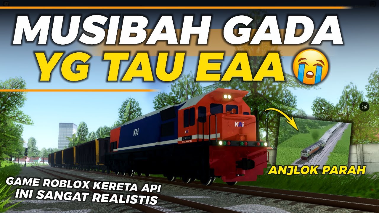 Saking Panjangnya Sampai ANJLOK‼️ Kereta BABARANJANG - Roblox IncoRails ...