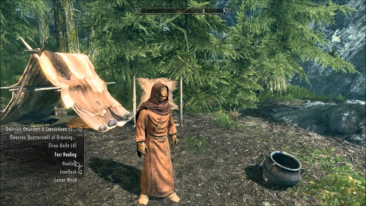 Playing an Unarmed Character in Skyrim (Khajiit Whispering Fang Monk ...