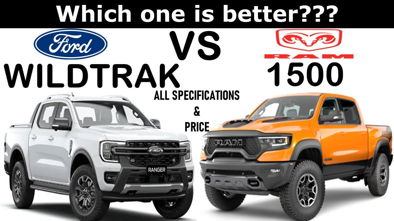 ALL NEW Ford Ranger WILDTRAK Vs ALL NEW RAM 1500 | Which one is better ...