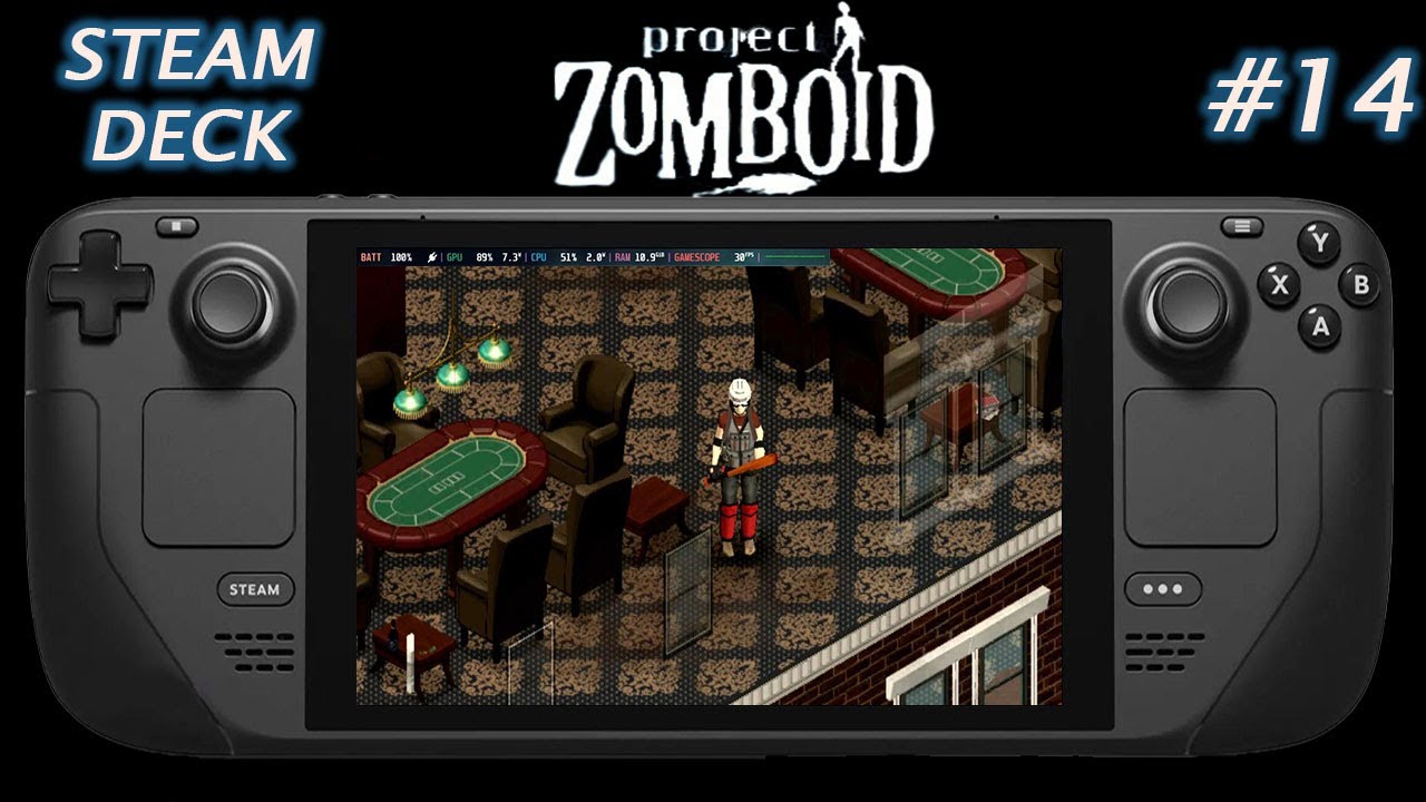 Project Zomboid (Build 42) - Steam Deck Gameplay #14 - A New Town ...
