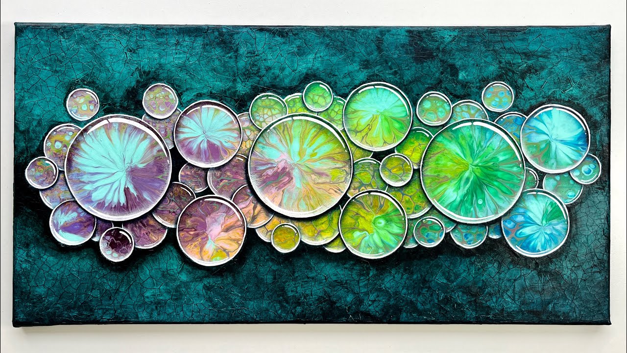 #189 RAINBOW 3D FLUIDART - acrylic pouring inspired by Lego colours ...