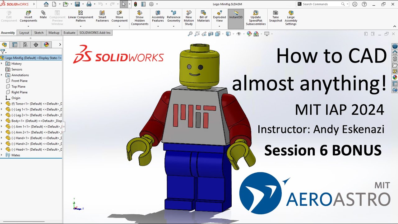 How to CAD Almost Anything! - LEGO Minifigure! - YouTube