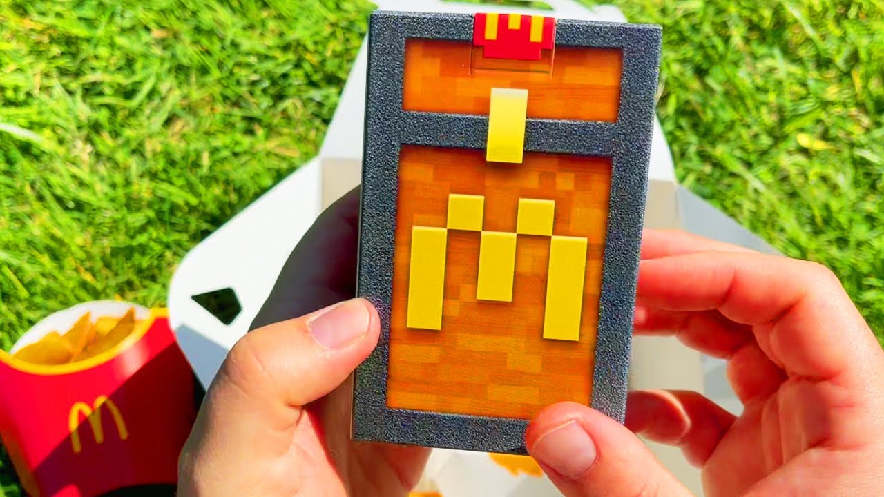 Unboxing McDonald's Minecraft Movie Menu: ASMR Food Experience 🍔 - YouTube