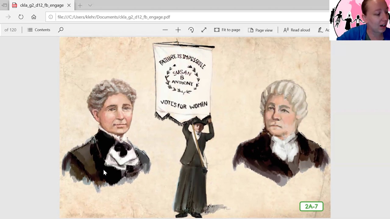 Domain 12: Fighting for a Cause Lesson 2 Susan B. Anthony - YouTube