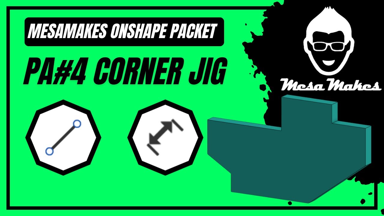 2D CAD Practice in Onshape – PA #4 Corner Jig - YouTube