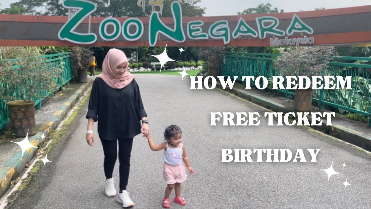 How to redeem free zoo negara ticket | Birthday month - YouTube