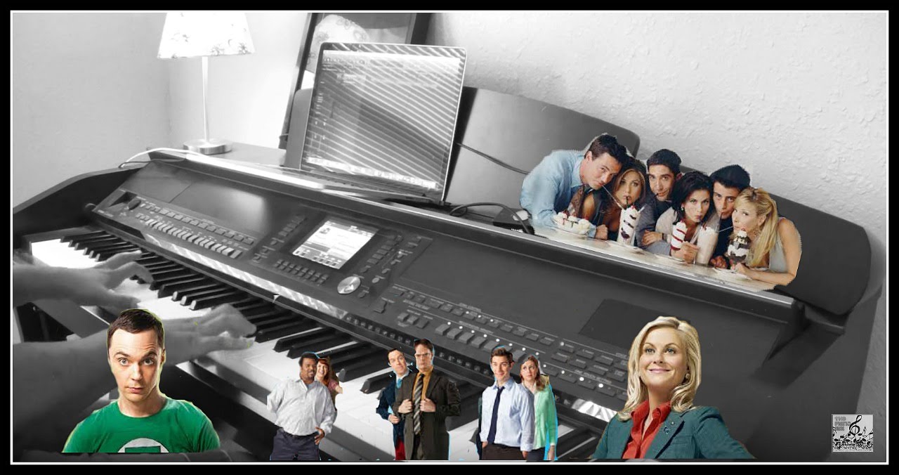 AMAZING Big Bang Theory | Friends | The Office | Parks and Rec Theme ...