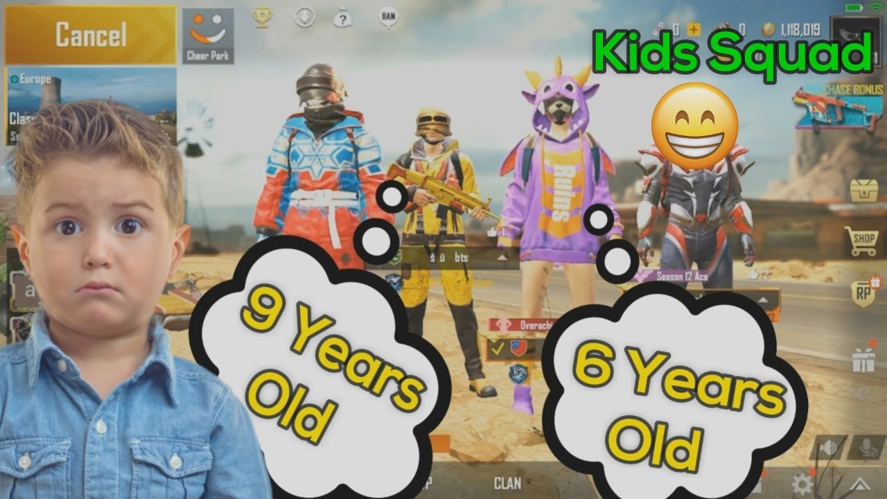 CUTEST KID IN PUBG | Joined Random Squad Of Cute Kid Again Like A Pro ...