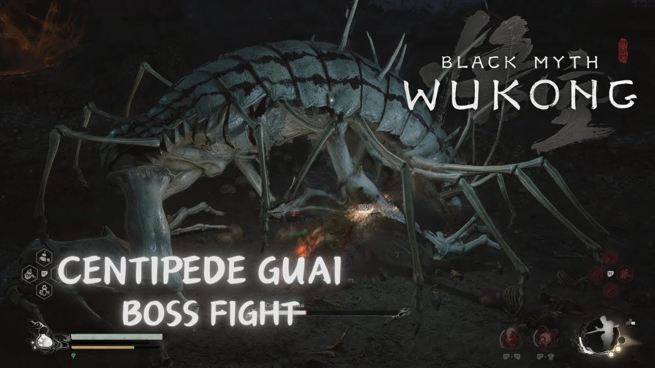 Centipede Guai Boss Fight (Chapter 4) - Black Myth: Wukong - YouTube