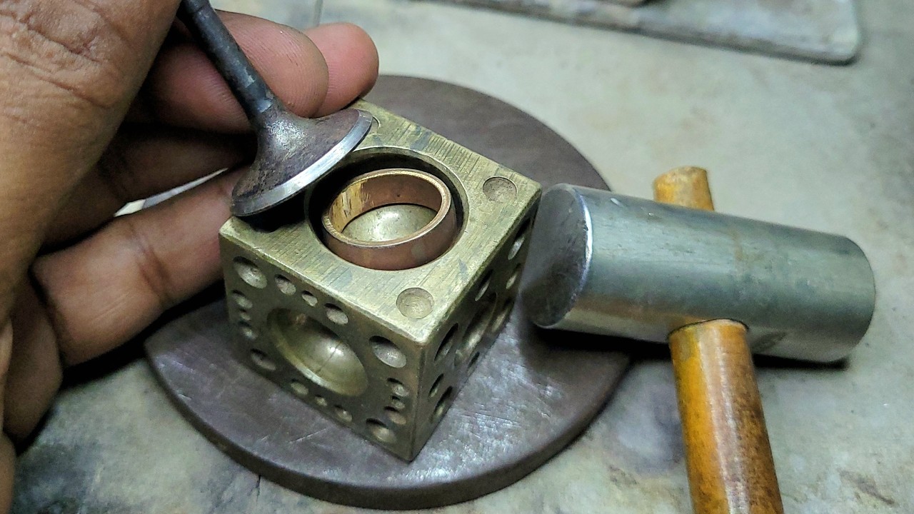 How To Make A Bones Band Ring ! New Design Bones Ring Making - YouTube