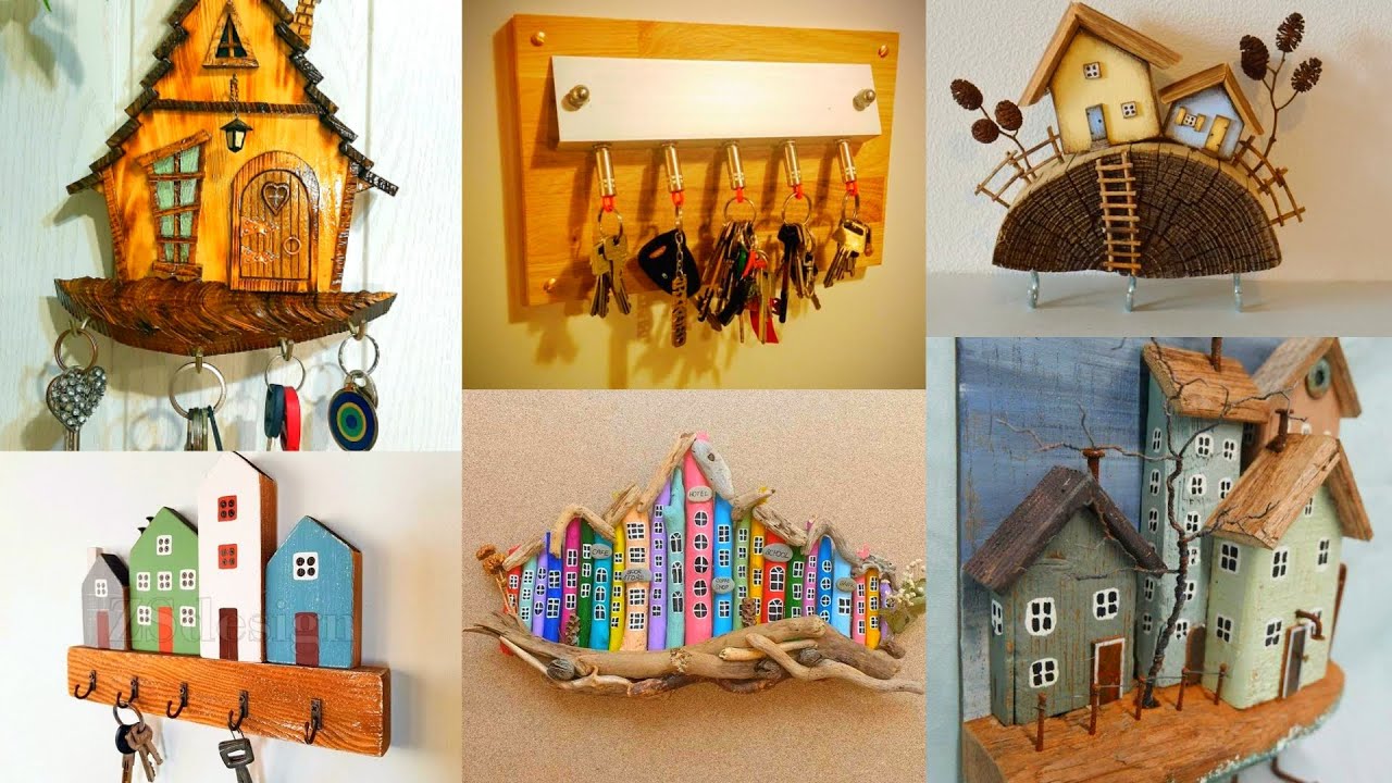 Best Entryway Wooden Key Holder Ideas for Home Decor | Key Chain Wall ...