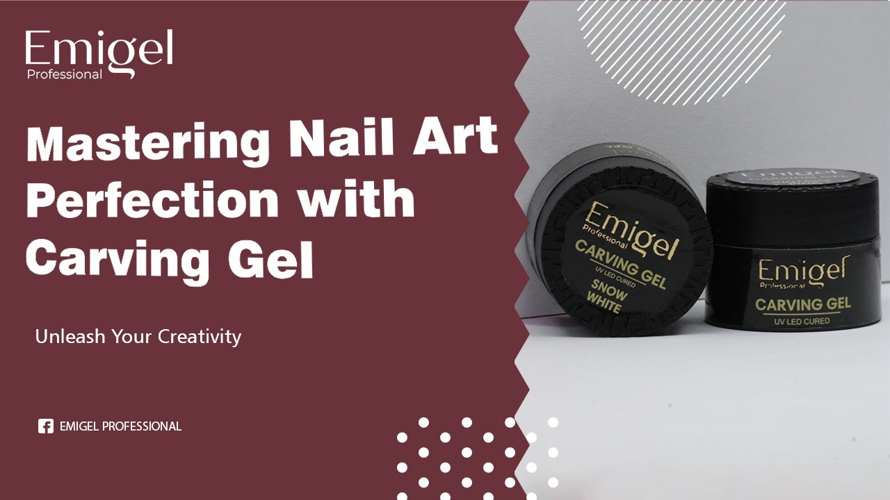 Carving Gel l 3D Flower Nail Tutorial for Nail Art - YouTube