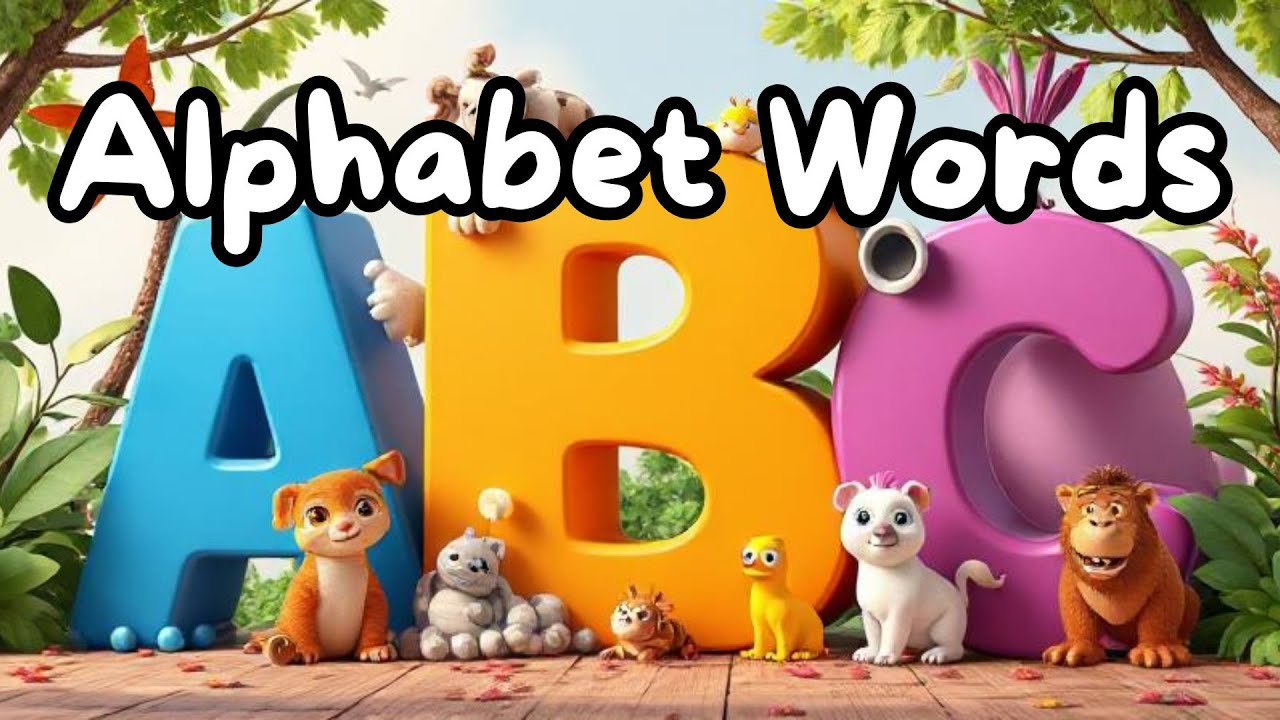A to Z : Alphabet Words (American English) | Pre school / Home school ...