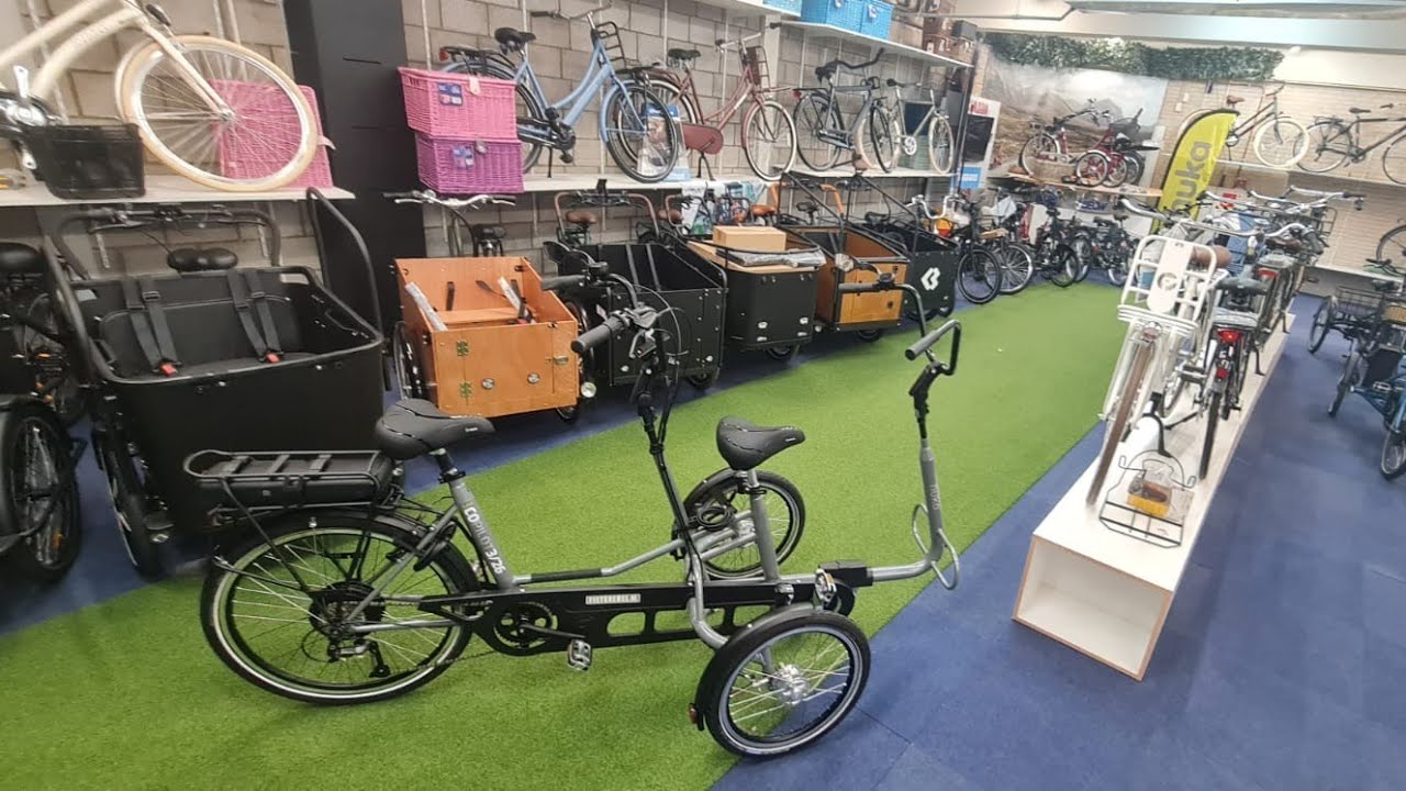 Huka Copilot 3 tendem fietsen en Duofiets, trike fiets en driewieler ...