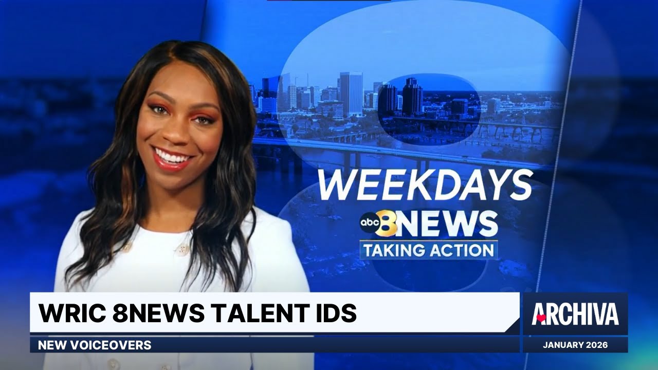 WRIC 8News Talent IDs - New Voiceovers | January 2026 - YouTube