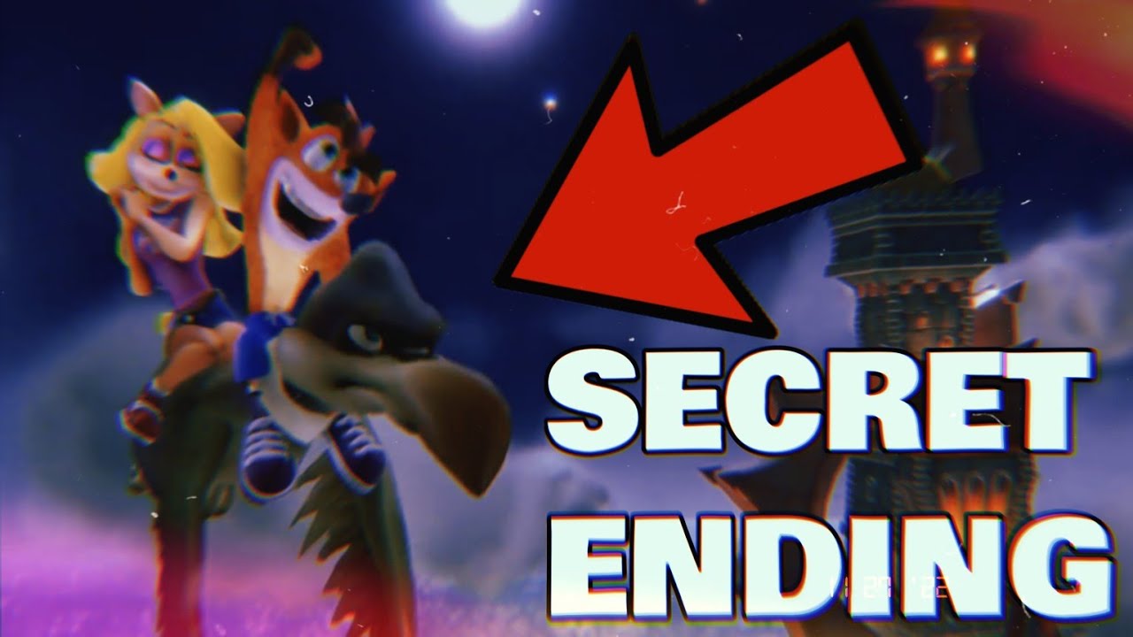 Crash Bandicoot SECRET ENDING + Crash W Rizz - Crash Bandicoot N. Sane ...