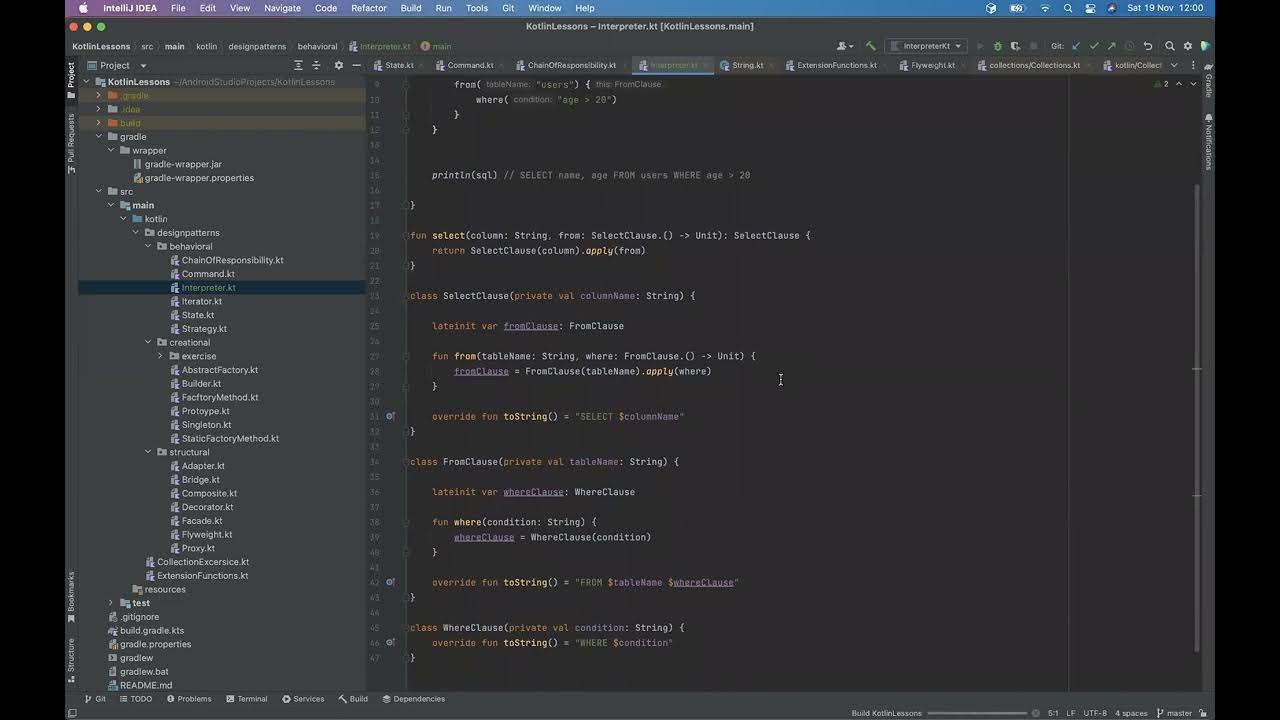 Interpreter Design Pattern in Kotlin - Part2 - YouTube