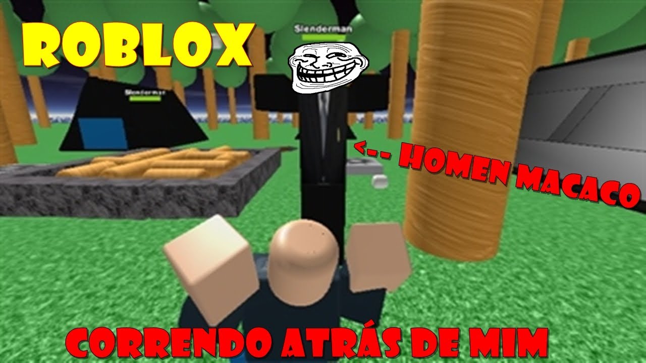 Mini-Gameplay - Roblox e o homem macaco ! - YouTube