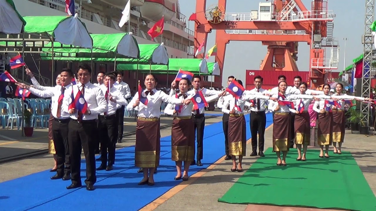Laos PDR (LPY) Flag Cheer | 46th SSEAYP Myanmar POC - YouTube